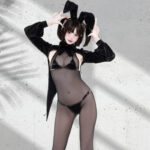 SENMHS 逆バニー セクシー バニーガール メイド うさぎ バニー 小悪魔 PU革 萌え エロ エッチ な 下着 ボディコ SM PU革 調教 拘束 可愛い コスプレ コスチューム 仮装 ...